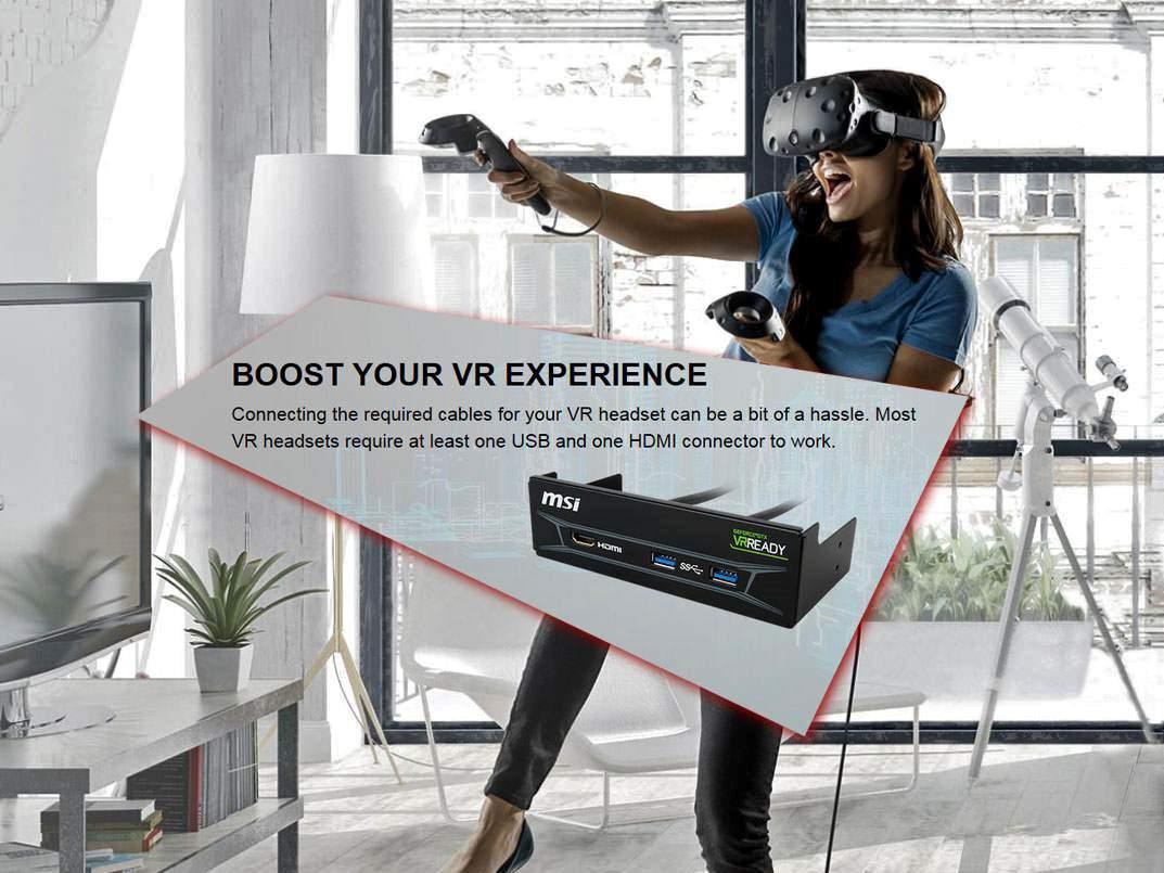 Trải nghiệm VR tốt nhất với MSI VR BOOST KIT