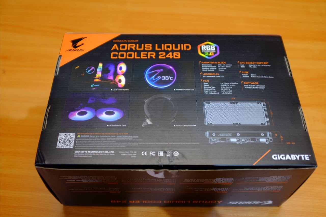 AORUS Liquid Cooler 240 - Lên đời cho tản nhiệt nước AIO