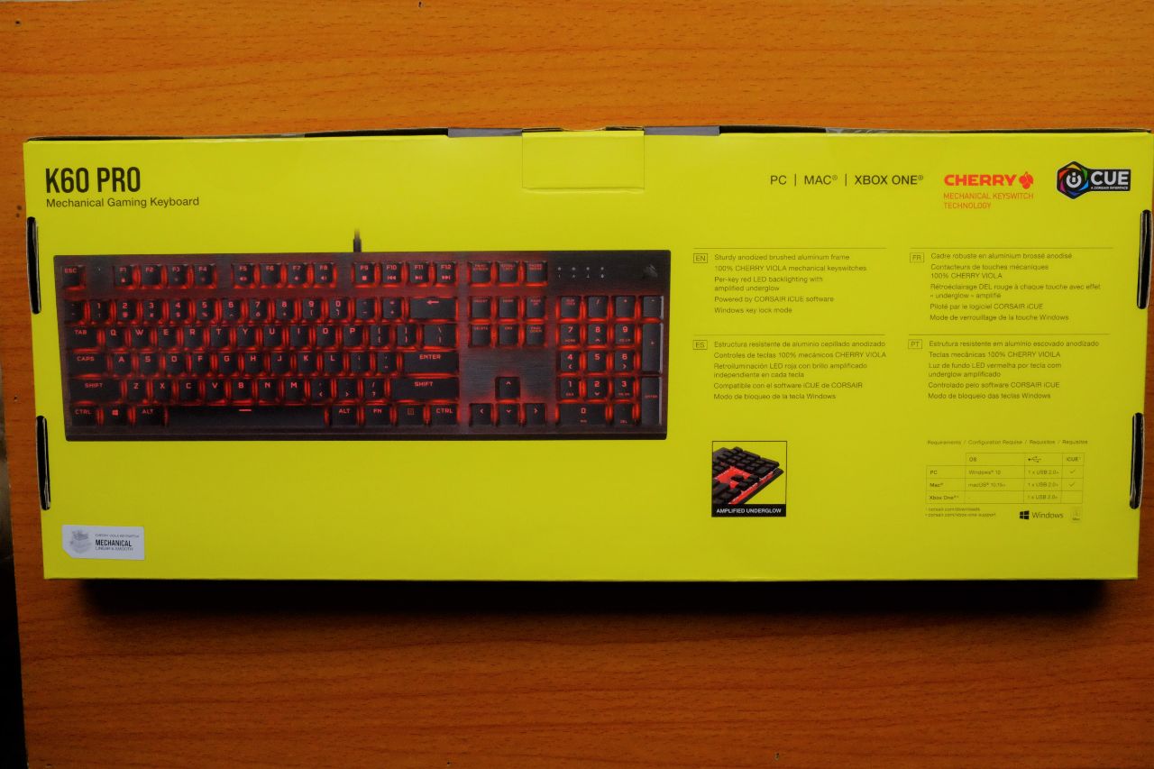 Corsair K60 Pro Mechanical Keyboard - Đánh Giá Gaming Gear