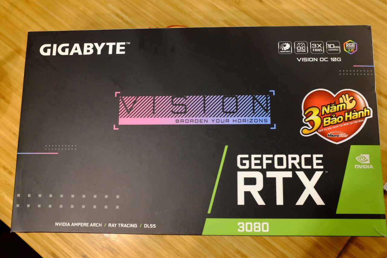 Gigabyte RTX 3080 Vision OC 10G - Đánh Giá Gaming Gear