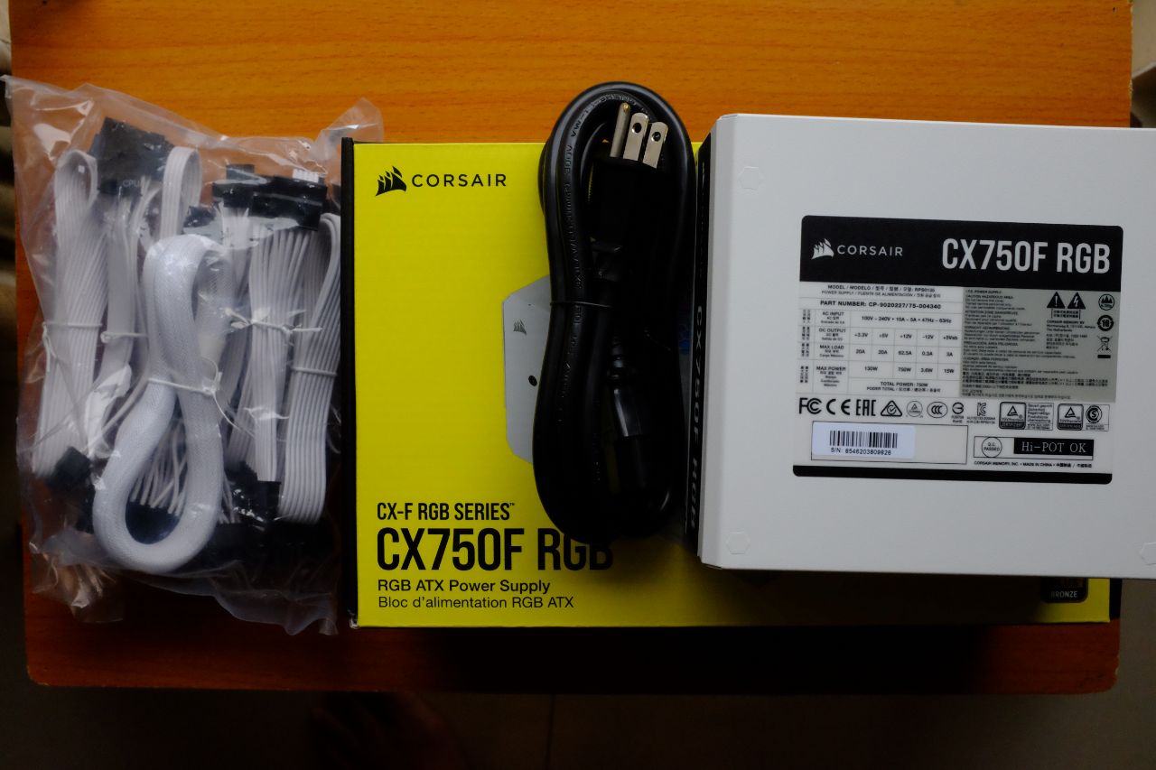 Corsair CX750F RGB - Đánh Giá Nhanh - Vietgame.asia