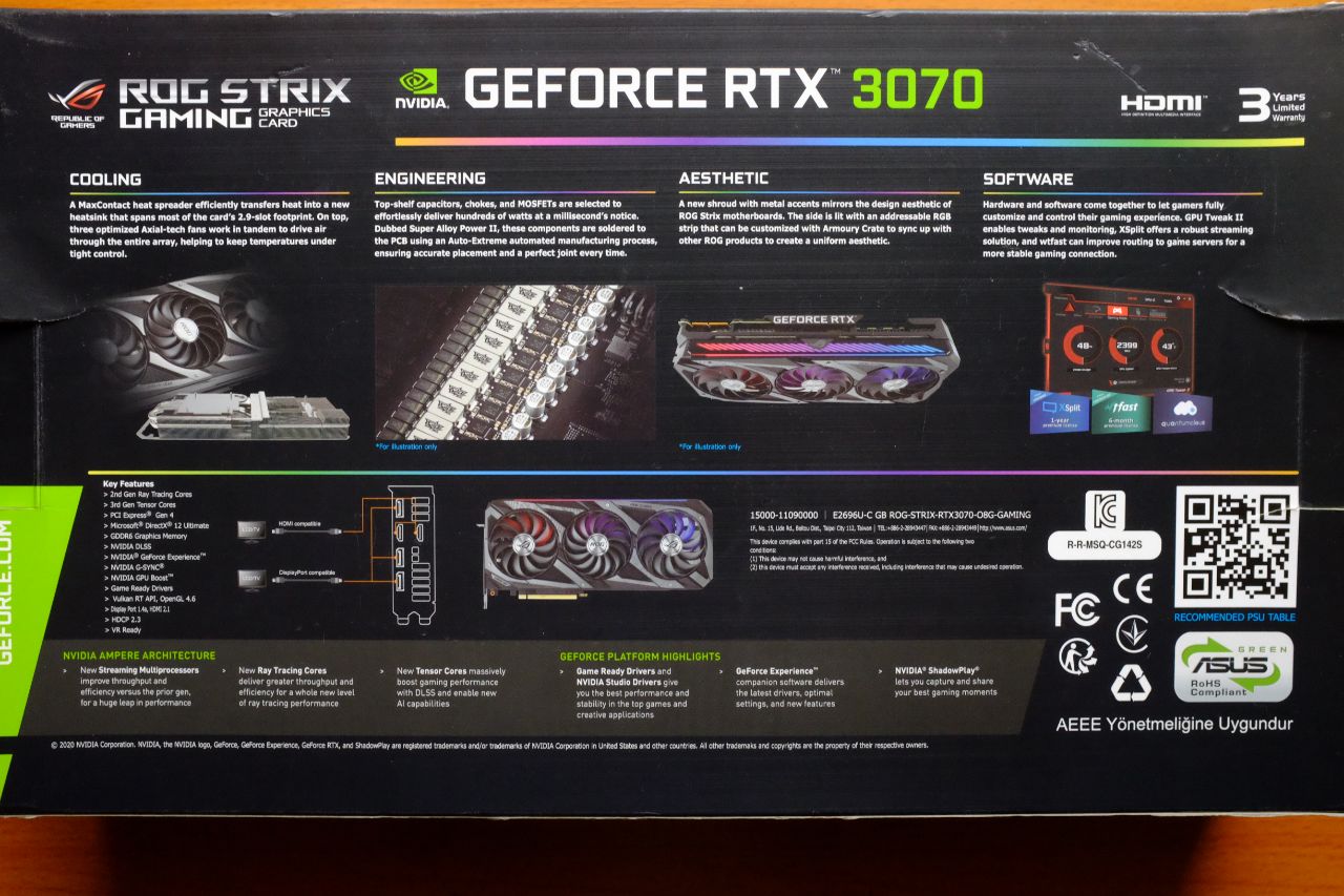 ASUS Strix RTX 3070 8G GAMING - Đánh Giá Gaming Gear