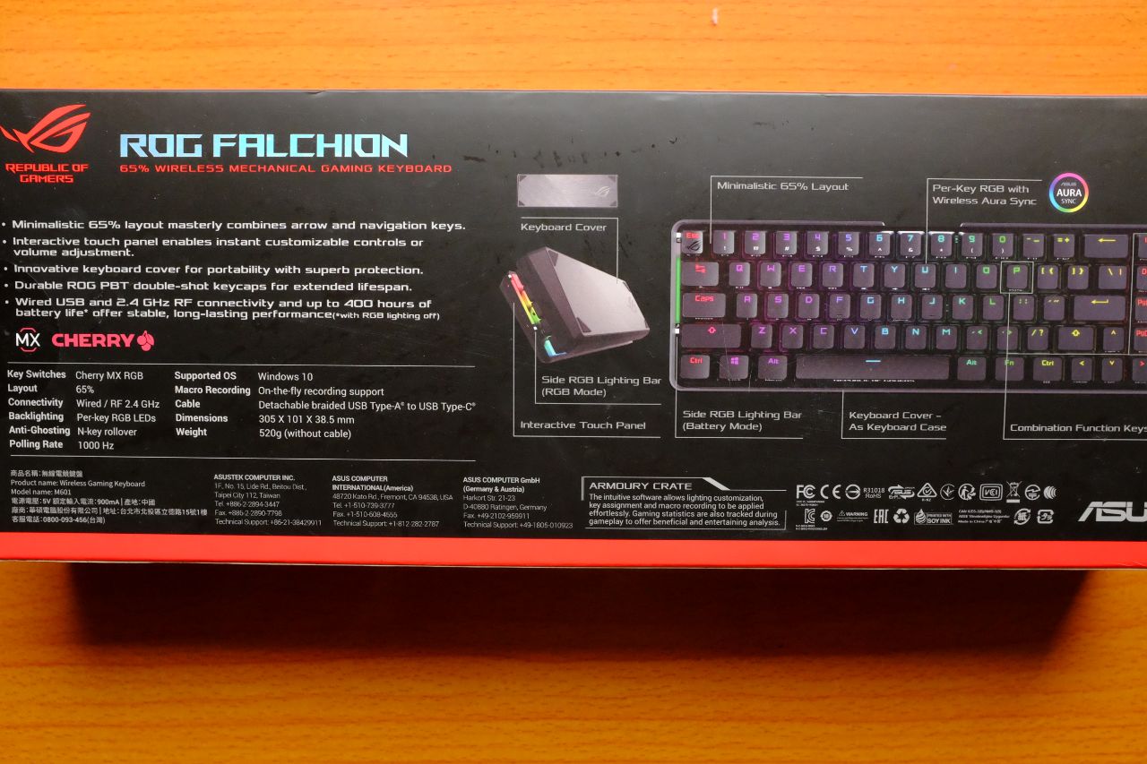 ASUS Falchion Wireless Gaming Keyboard - Đánh Giá Gaming Gear