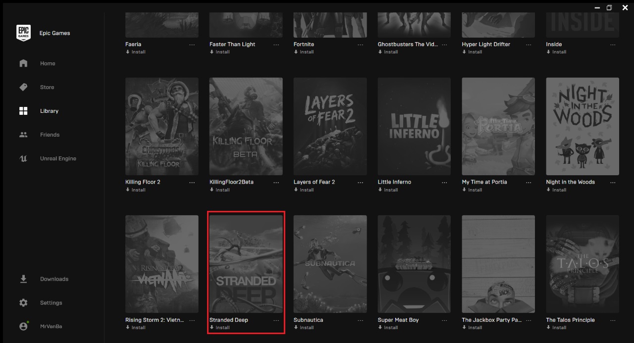 Game miễn phí Epic: Stranded Deep - Vietgame.asia