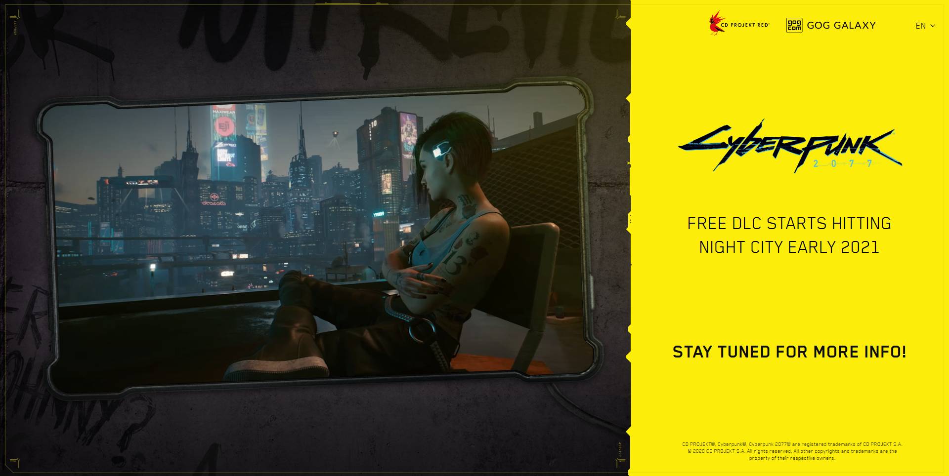 DLC miễn phí cho Cyberpunk 2077 sẽ tung sớm trong năm 2021?