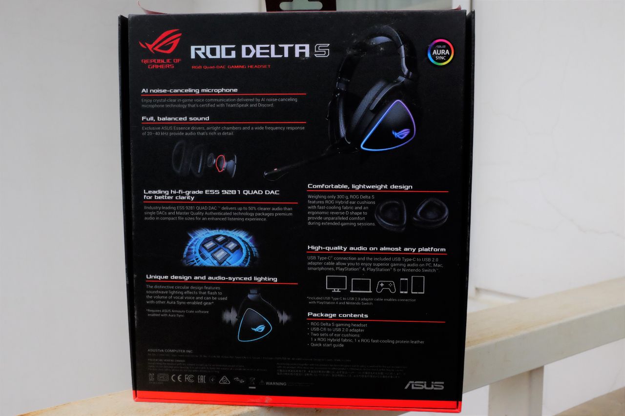 ASUS ROG Delta S - Đánh Giá Gaming Gear - Vietgame.asia