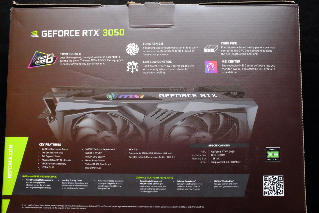 MSI RTX 3050 Gaming X - Đánh Giá Gaming Gear
