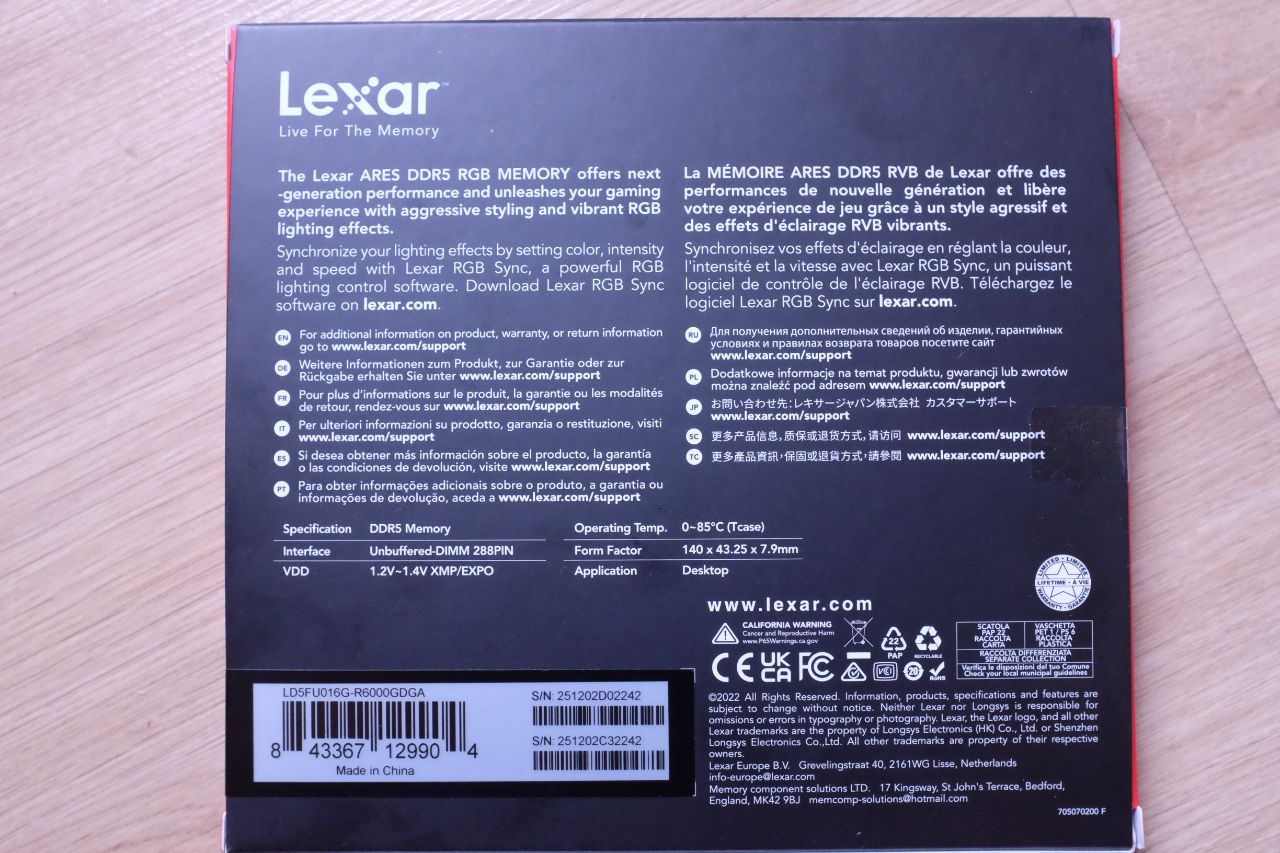 Lexar ARES RGB DDR5 6000MHz - Trên tay và Đánh giá nhanh