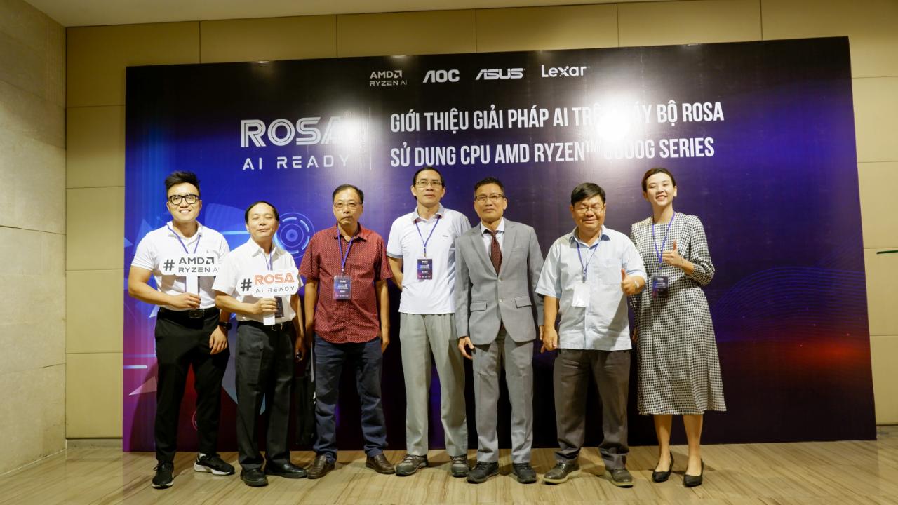 ROSA Computer ra mắt PC AI đầu tiên tại Việt Nam trang bị AMD Ryzen ...
