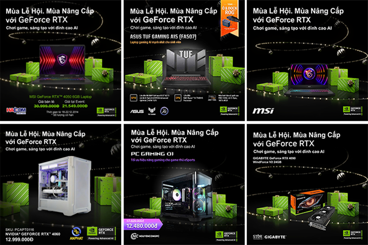 Mùa Lễ Hội, Mùa Nâng Cấp với GeForce RTX - Tin Gaming Gear - Vietgame.asia